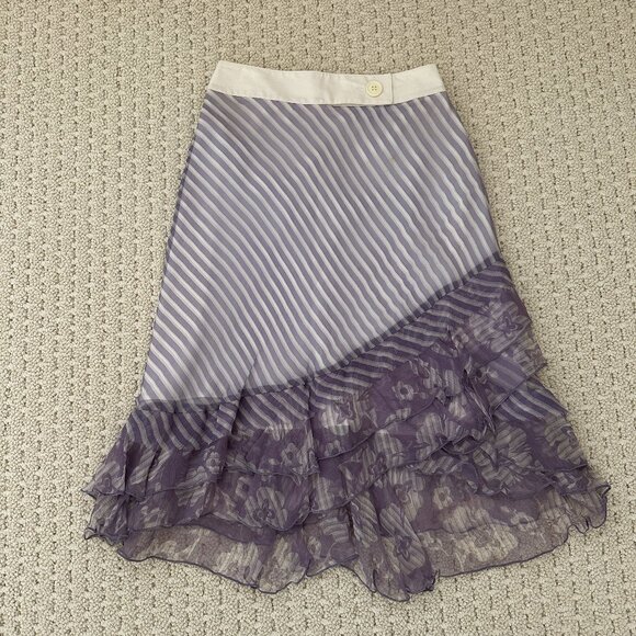 Laundry By Shelli Segal | Skirts | Laundry Silk Chiffon Skirt With ...